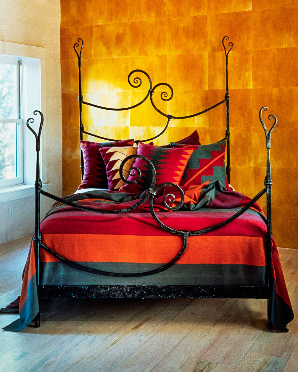 Wave Wrought Iron Bed Frame – Christopher Thomson Ironworks
